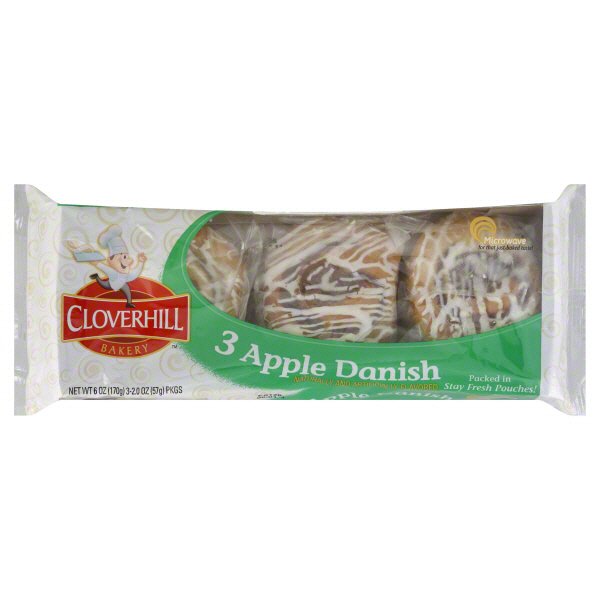 Cloverhill Bakery Apple Danish - Shop Snack cakes at H-E-B