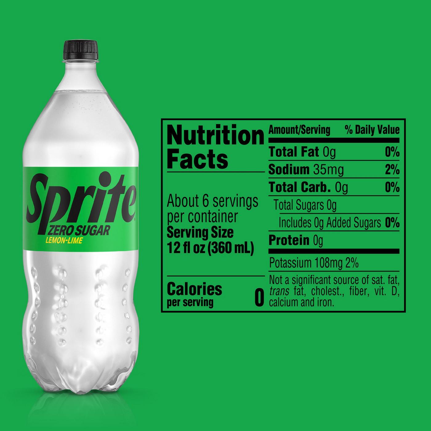 Sprite Zero Sugar Lemon Lime Diet Soda Pop Soft Drink - Shop Soda at H-E-B