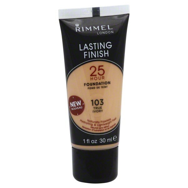 Rimmel London Lasting Finish 25 Hour True Ivory Foundation - Shop ...
