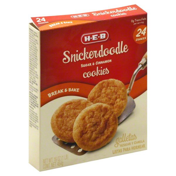 H-E-B Snickerdoodle Cookies - Shop Biscuit & cookie dough at H-E-B