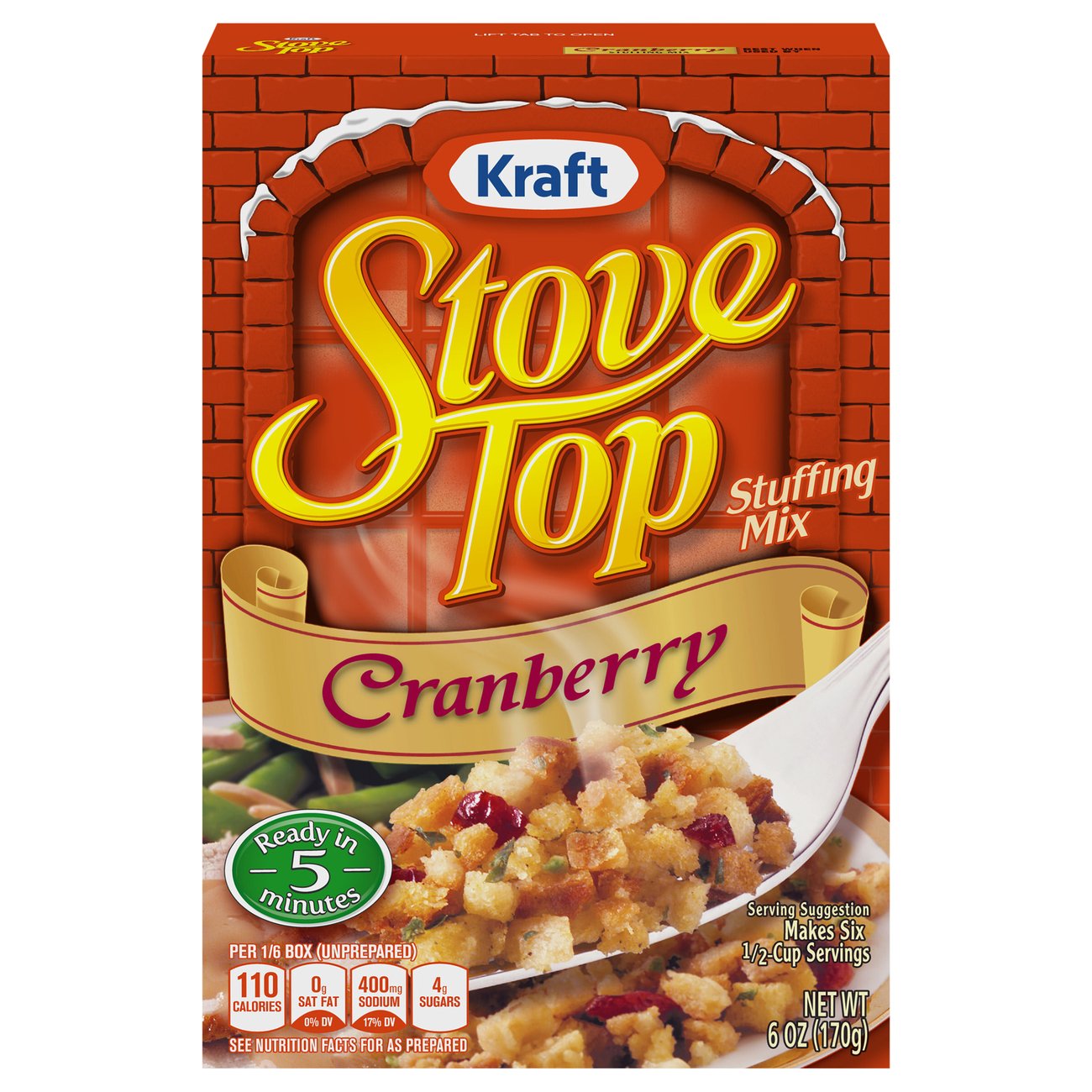 Kraft Stove Top Cranberry Stuffing Mix - Shop Pantry meals at H-E-B