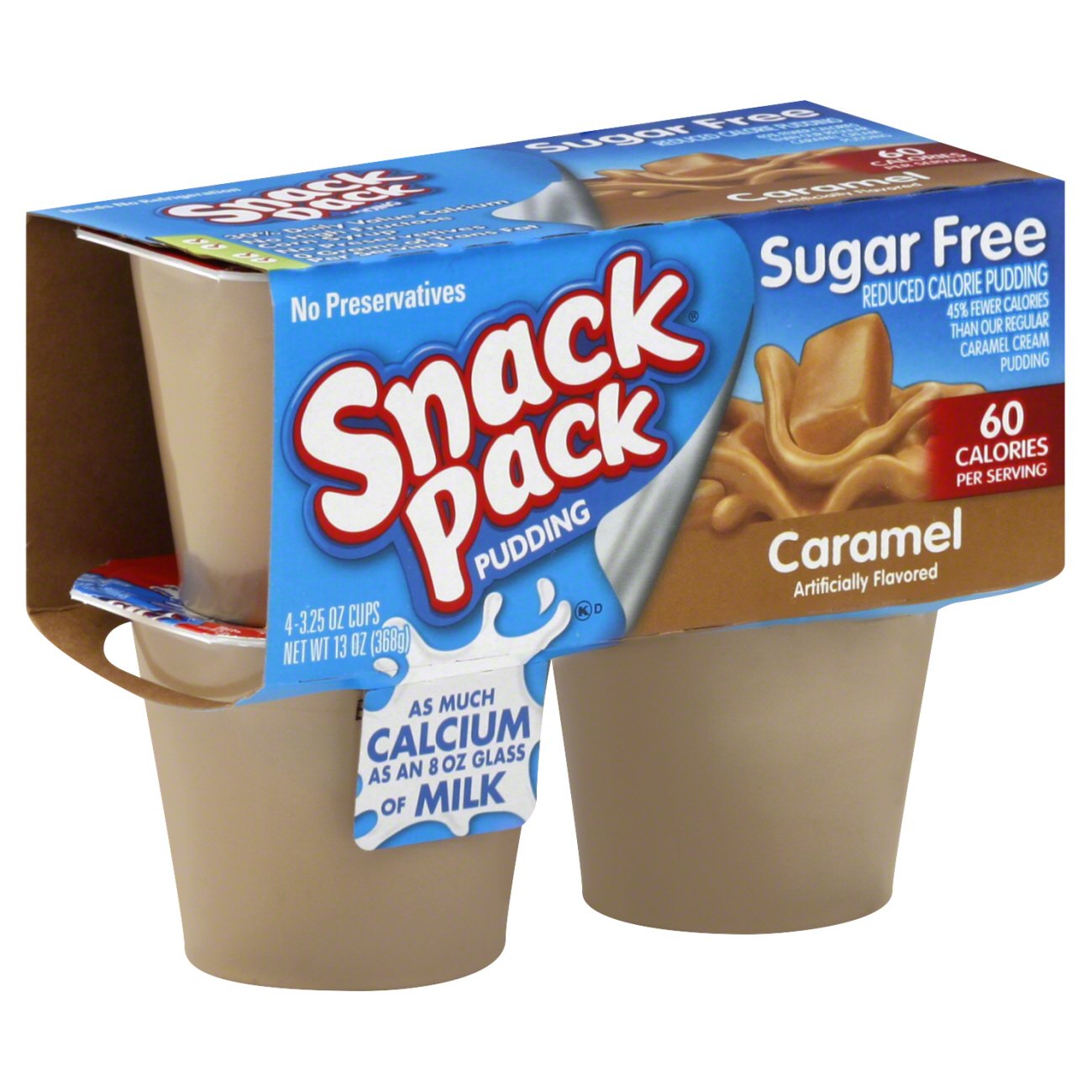 Hunt's Snack Pack Sugar Free Caramel Pudding - Shop Pudding & gelatin ...