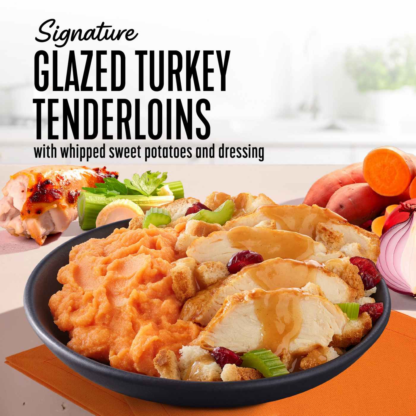 Lean Cuisine 14g Protein Glazed Turkey Tenderloins Frozen Meal - Shop ...