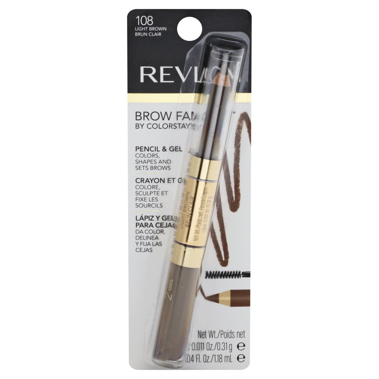Revlon Brow Fantasy, Light Brown - Shop Brow pencils & powder at H-E-B