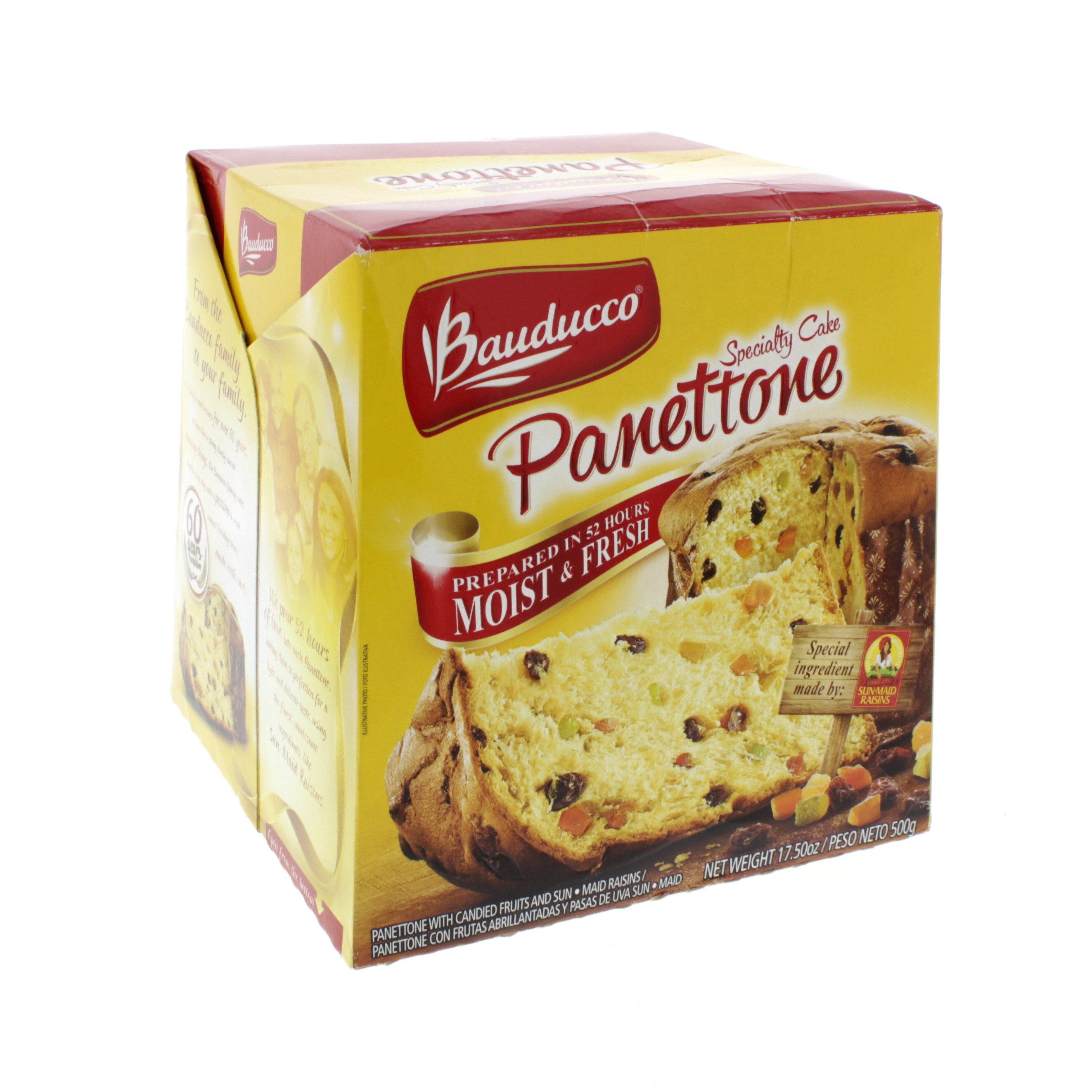 Bauducco Panettone Specialty Cake Sun-maid Raisin Bread - Shop Sweet ...