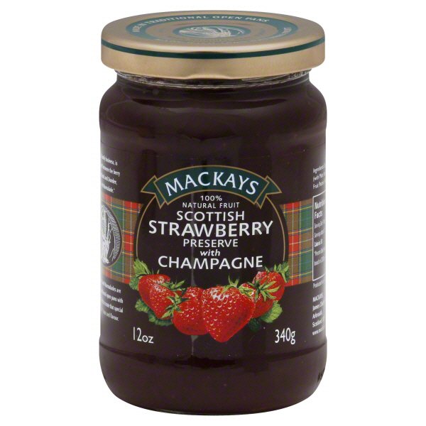 Mackays Scottish Strawberry Preserve With Champagne - Shop Jelly & jam ...