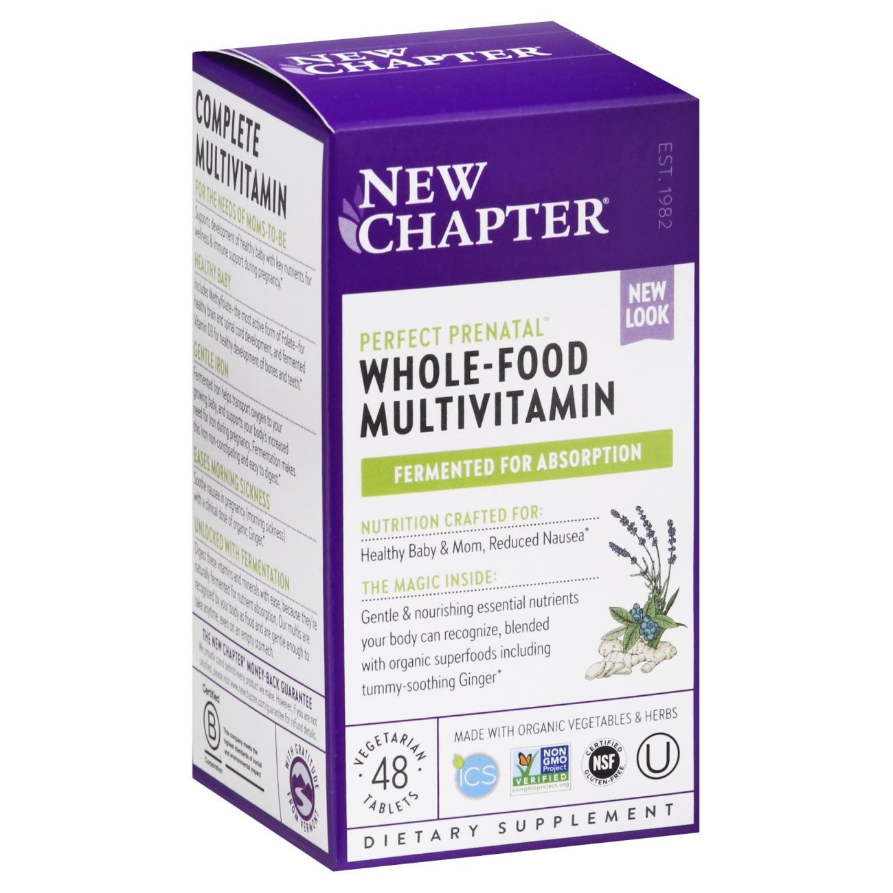 New Chapter Organics Perfect Prenatal Multivitamin Tablets - Shop ...