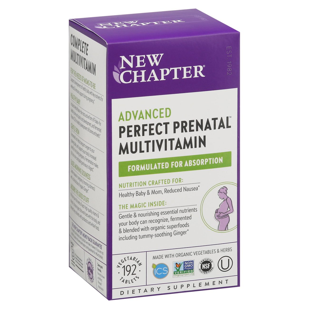 New Chapter Organics Perfect Prenatal Tablets - Shop Multivitamins at H-E-B