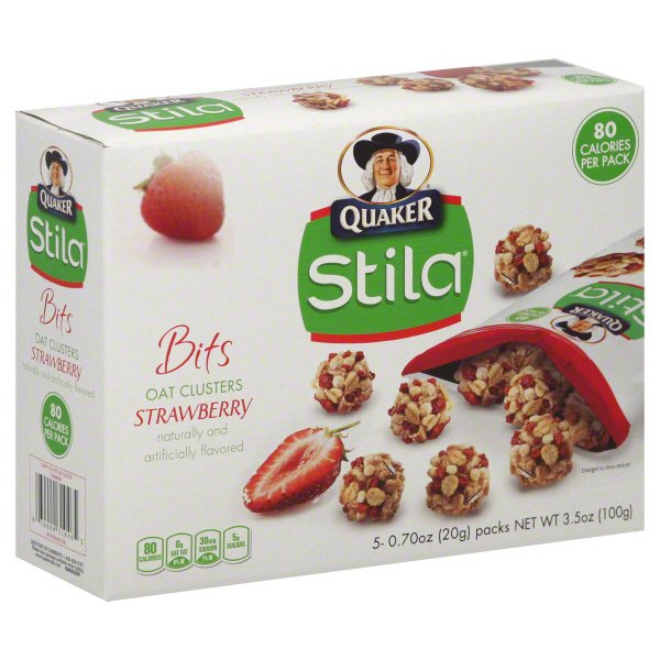 Quaker Stila Strawberry Oat Cluster Bits - Shop Snacks & Candy at H-E-B