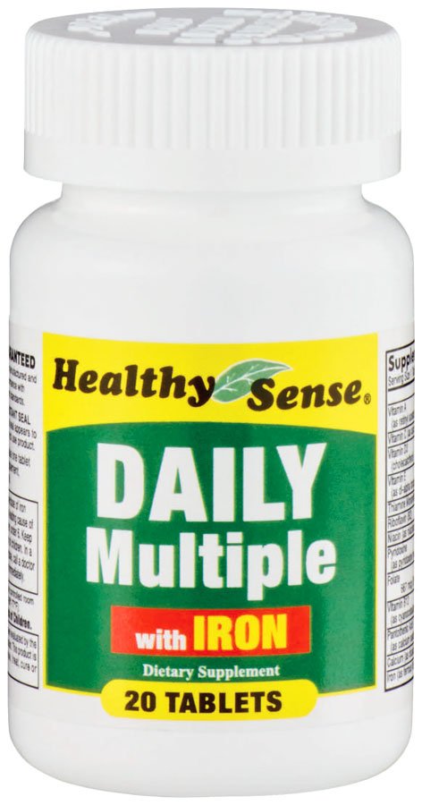 Healthy Sense Daily Multi Vitamin With Iron Tablets - Shop ...