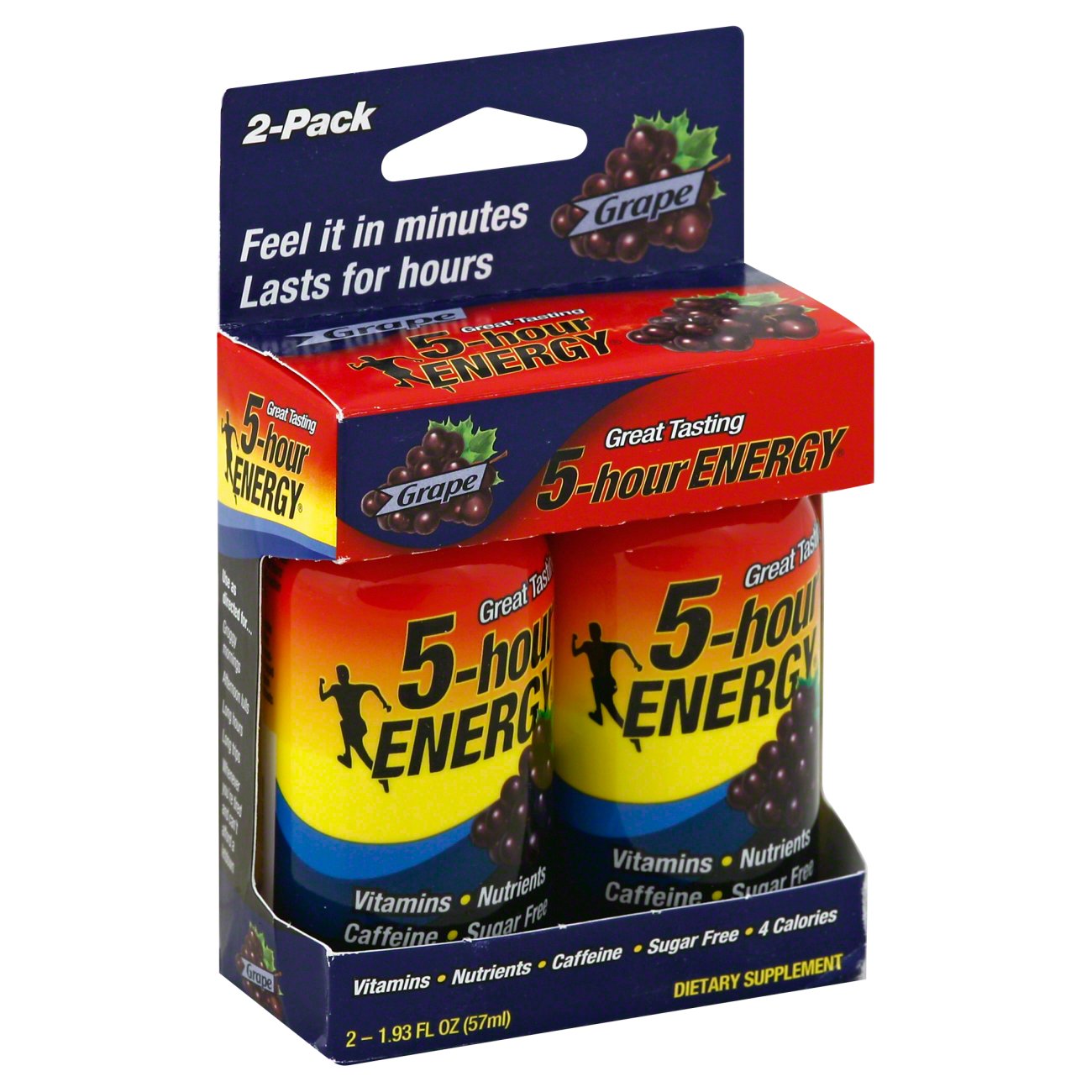 5-hour ENERGY Grape Liquid Energy Shot 2 PK - Shop Sports & energy ...