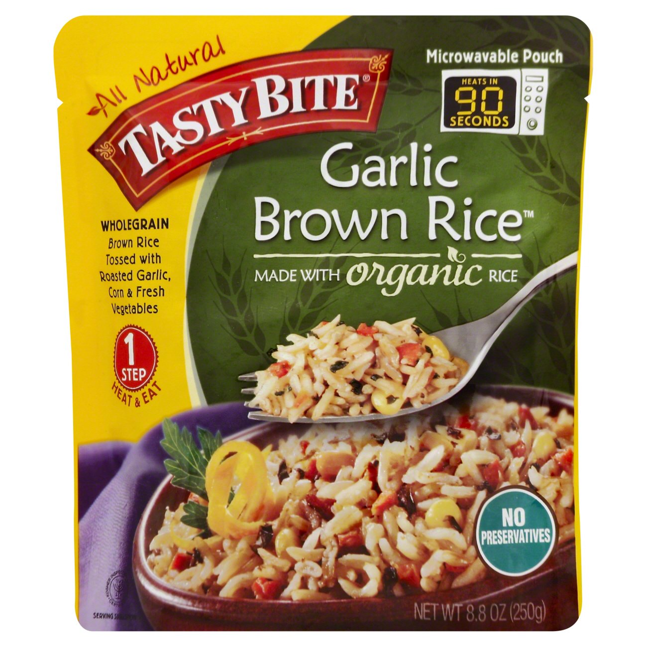 Tasty Bite Garlic Brown Rice - Shop Rice & Grains at H-E-B