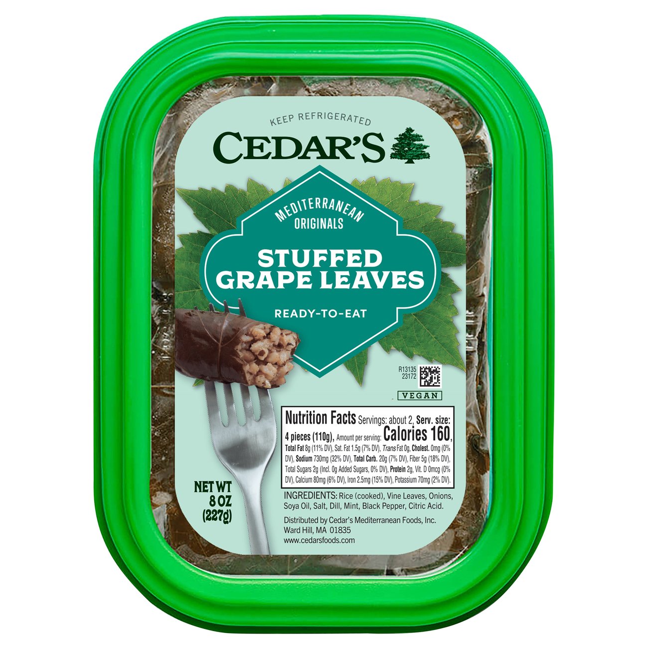 Cedar's Stuffed Grape Leaves, 4 ct | Central Market - Really Into Food