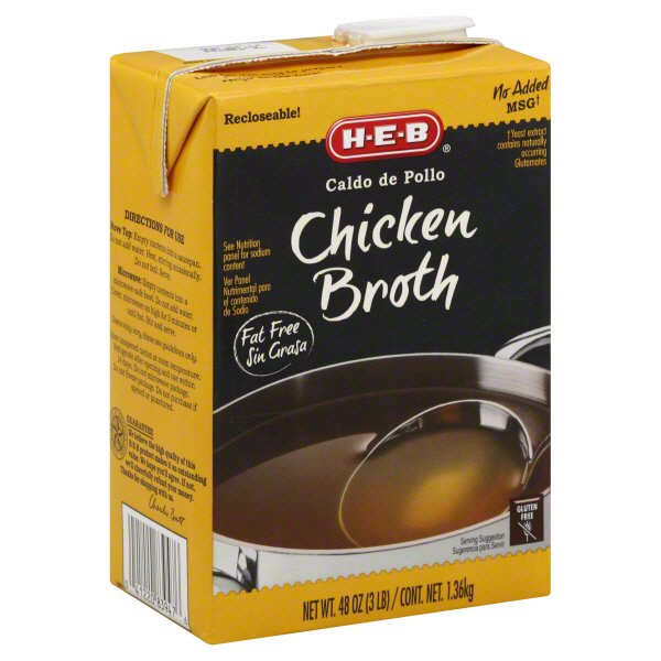 H-E-B Chicken Broth - Shop Broth & bouillon at H-E-B