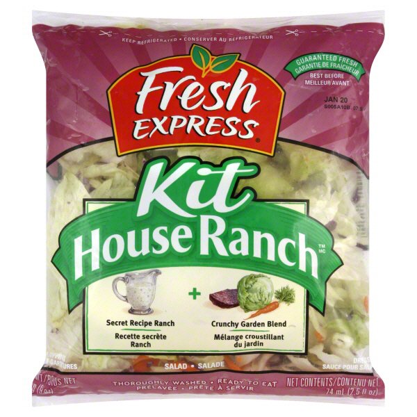 Fresh Express House Ranch Salad Kit - Shop Ready Meals & Snacks at H-E-B