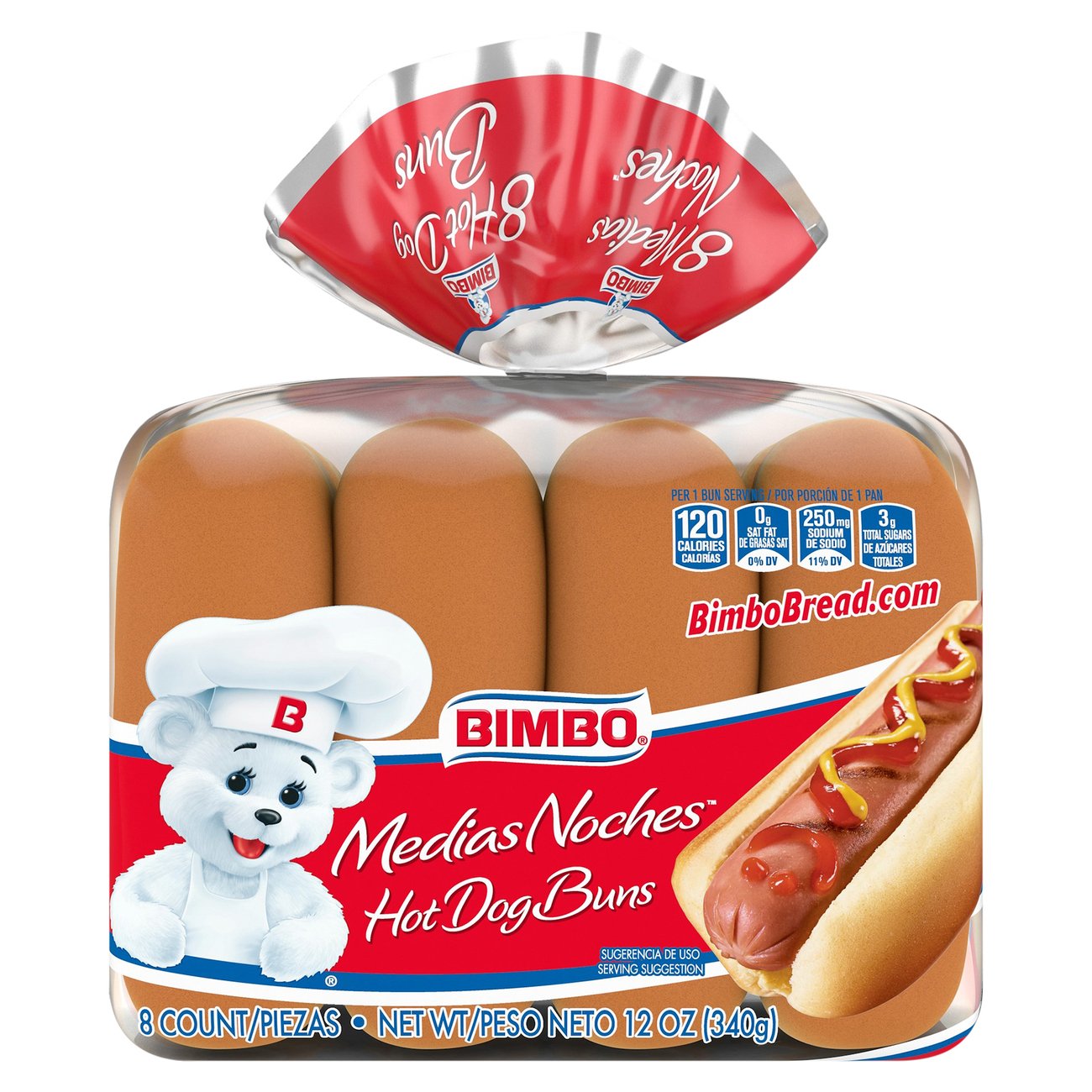 Bimbo Hot Dog Buns - Shop Buns & rolls at H-E-B