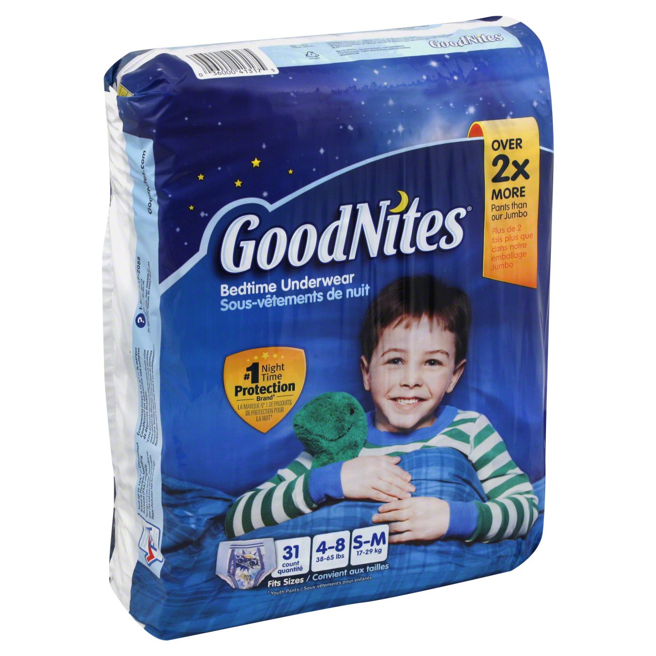 GoodNites Bedtime Underwear, Big Pack Boy Small/Medium - Shop Training ...