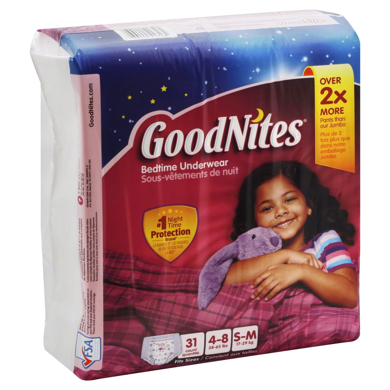 GoodNites Big Pack Girl S4 Small/medium - Shop Training pants at H-E-B