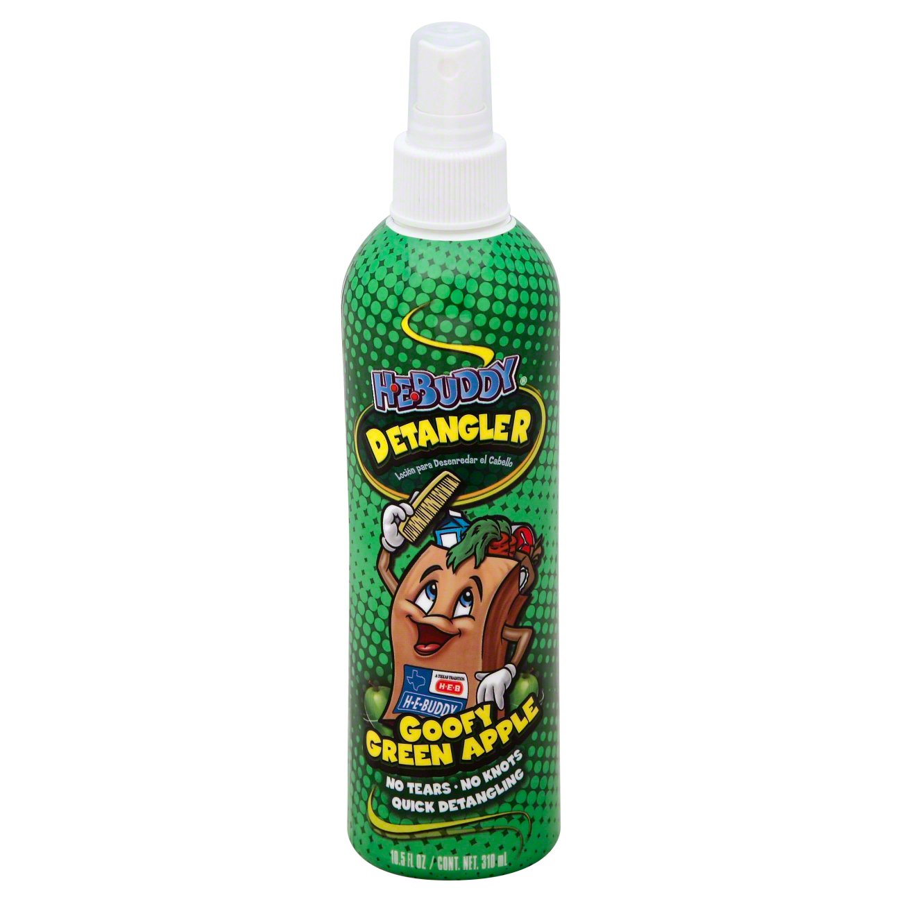 H-E-Buddy Goofy Green Apple Detangler - Shop at H-E-B