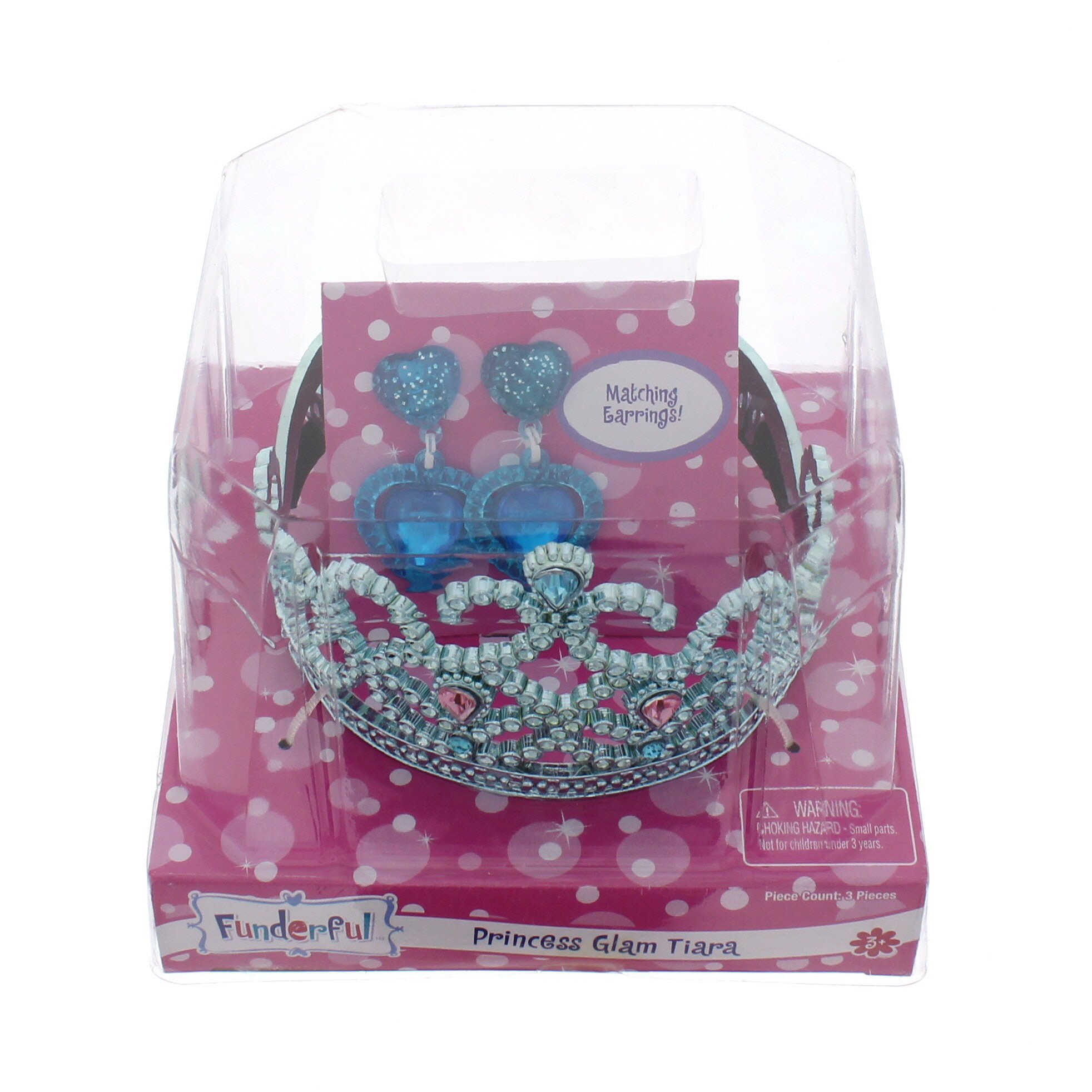 Funderful Princess Glam Tiara with Earrings, Colors May Vary - Shop ...