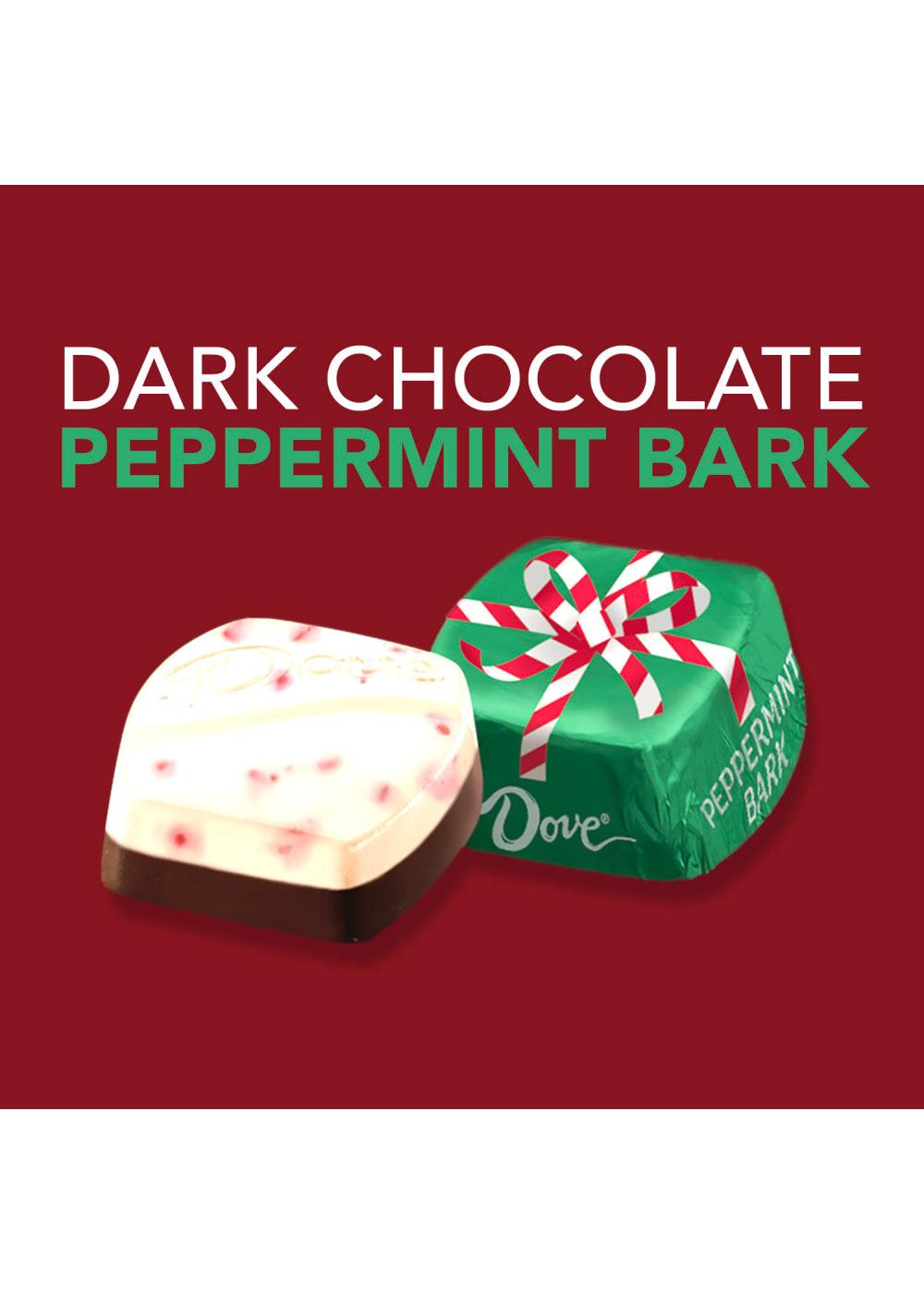 Dove Promises Gifts Dark Chocolate Peppermint Bark Candy Holiday Bag ...