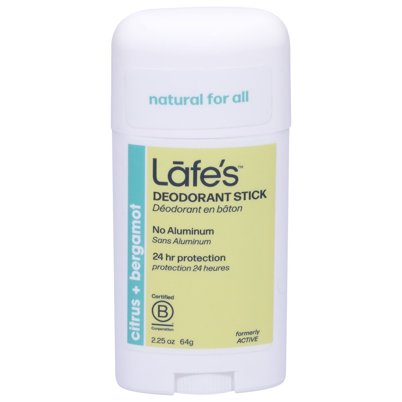 Lafe's Deodorant Stick - Citrus & Bergamot - Shop Deodorant ...