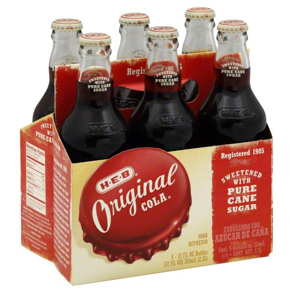 H-E-B Original Cola 12 oz Bottles - Shop Soda at H-E-B