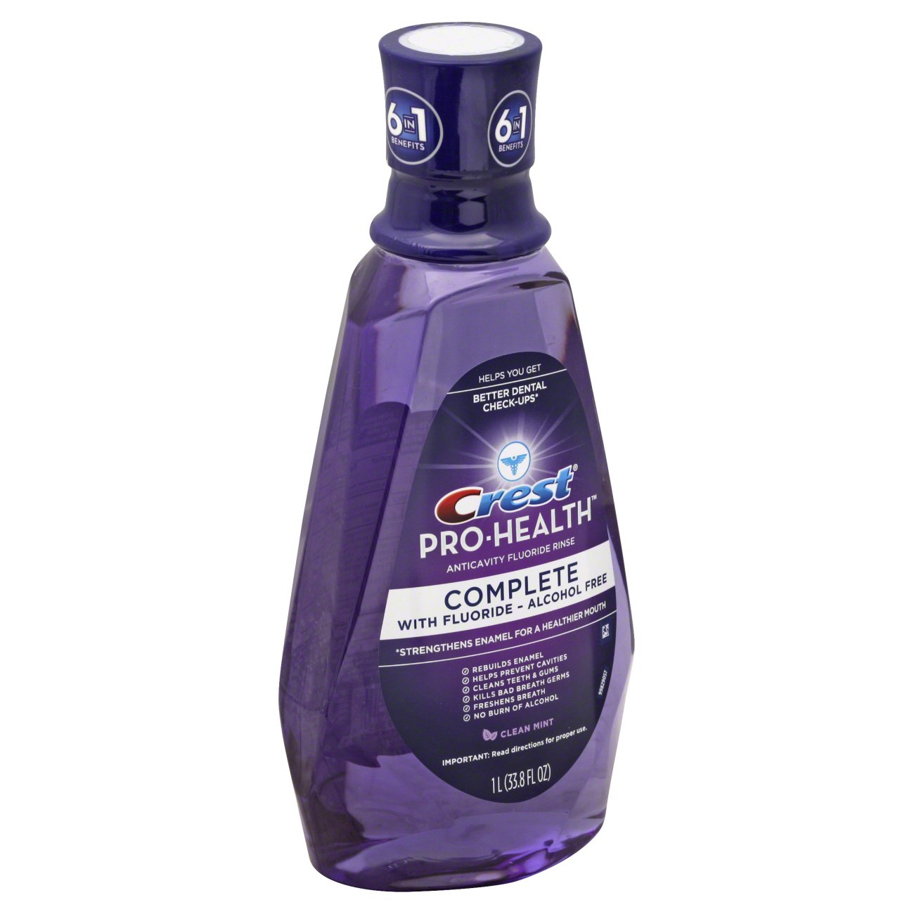 Crest Pro-Health Complete Clean Mint Oral Rinse - Shop Mouthwash at H-E-B