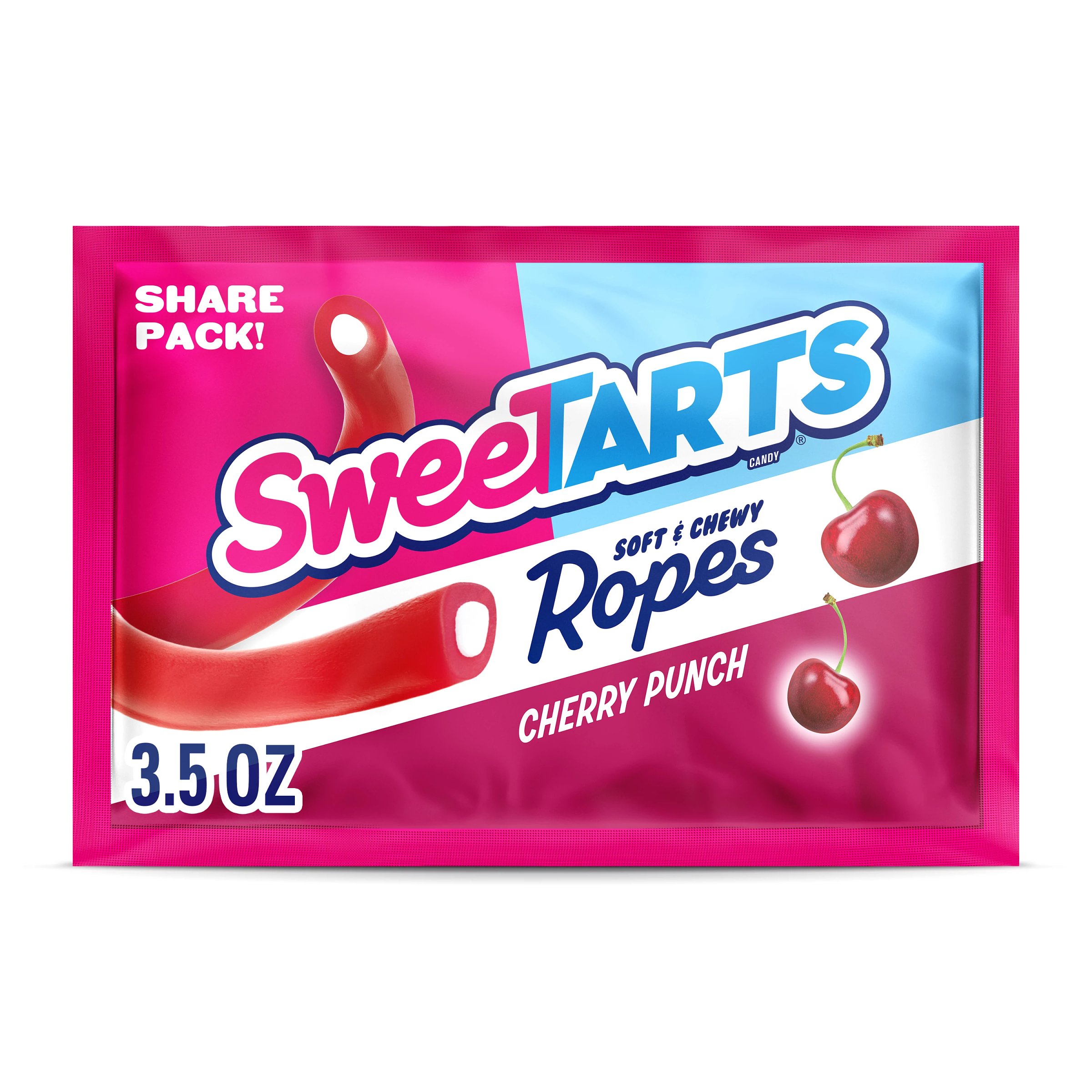 SweeTARTS Soft & Chewy Cherry Punch Ropes Share Pack , 3.5 oz | Joe V's ...