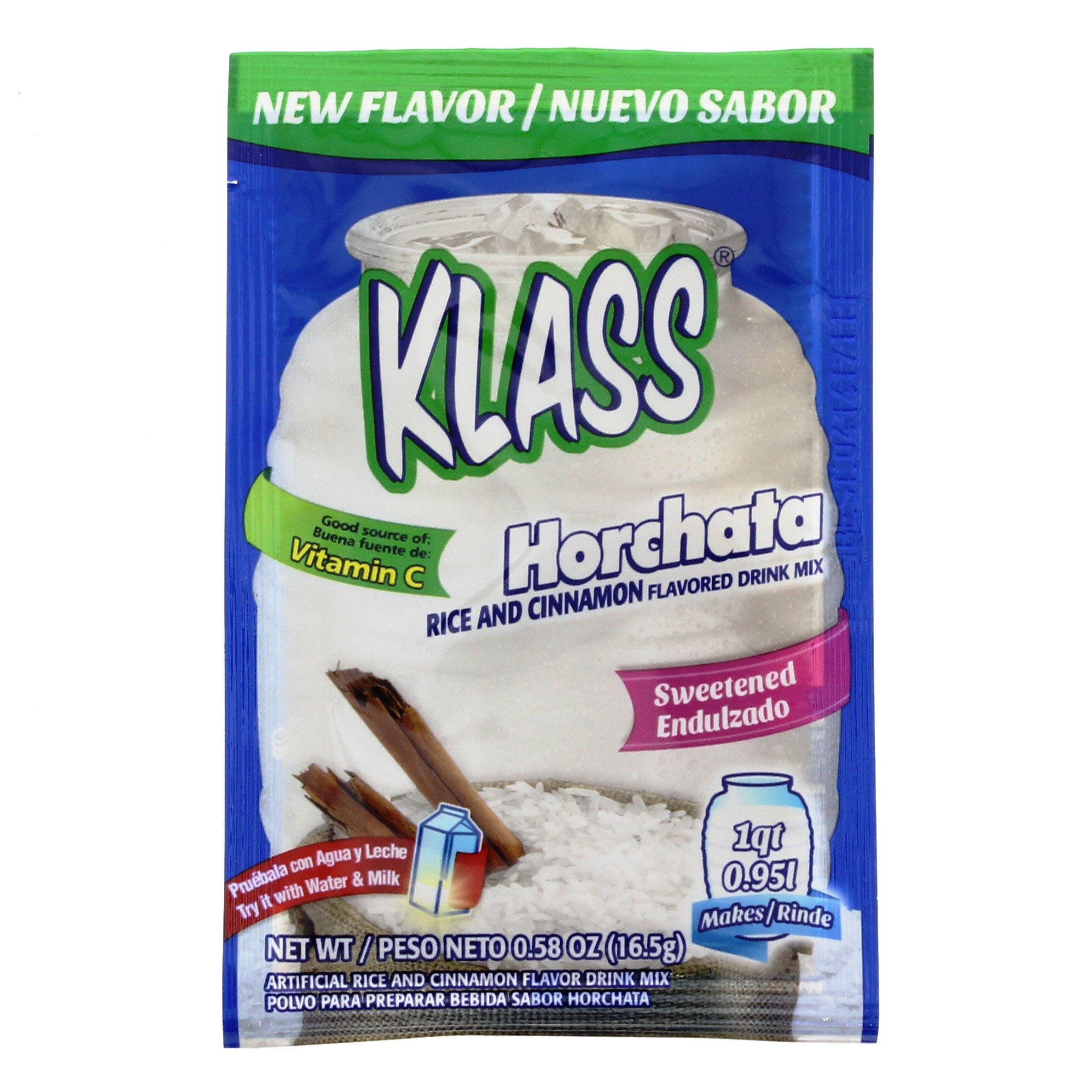 Klass Horchata Flavored Drink Mix - Shop Mixes & Flavor Enhancers at H-E-B