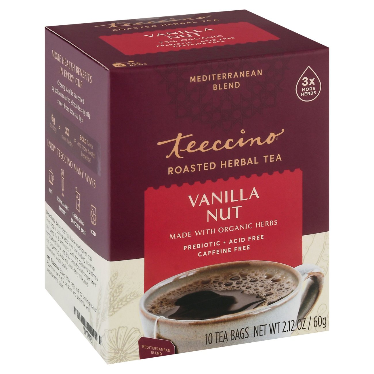 Teeccino Vanilla Nut Medium Roast Herbal Coffee - Shop Coffee at H-E-B
