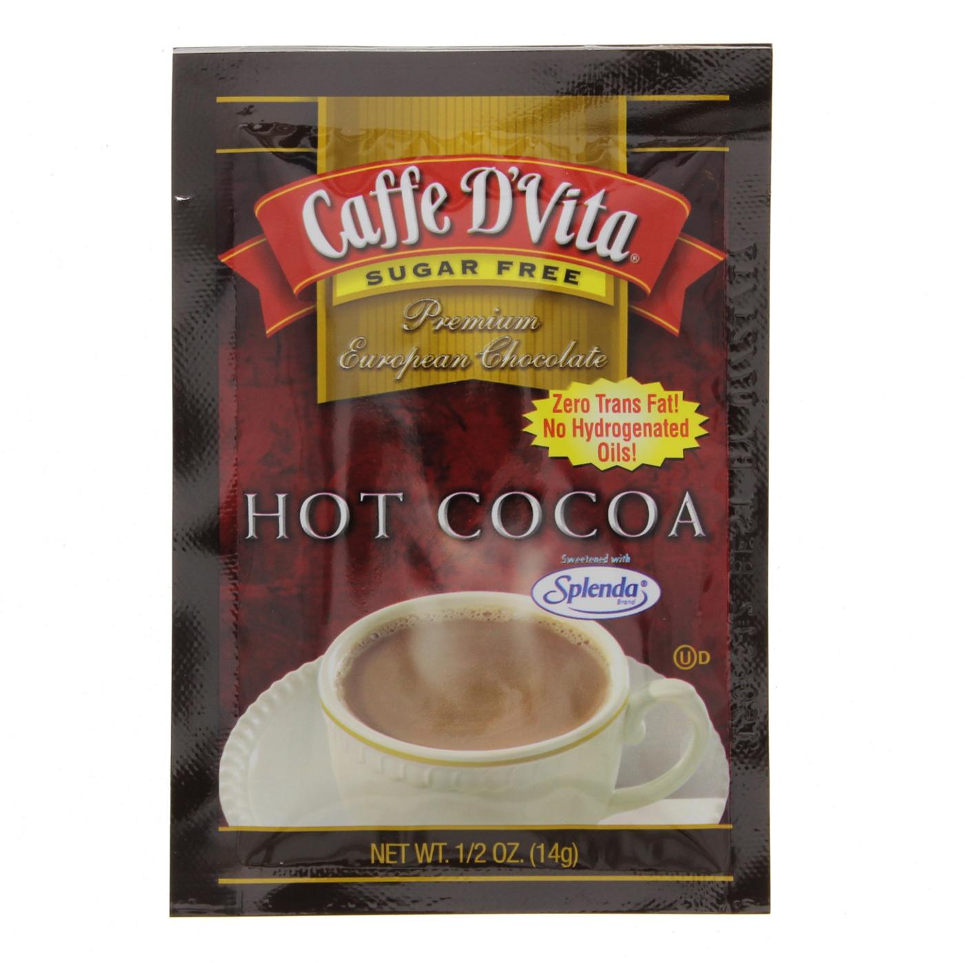 Caffe D'Vita Sugar Free Hot Cocoa Envelope - Shop Cocoa at H-E-B