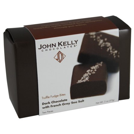 John Kelly Chocolates Dark Chocolate w/ Grey Sea Salt Truffle Fudge ...