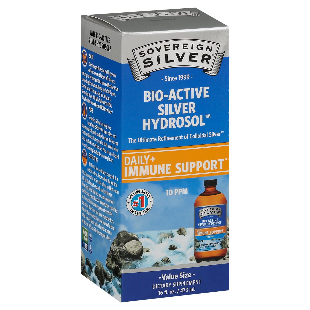 Sovereign Silver Sovereign Silver Capped Bottle - Shop Diet & fitness ...