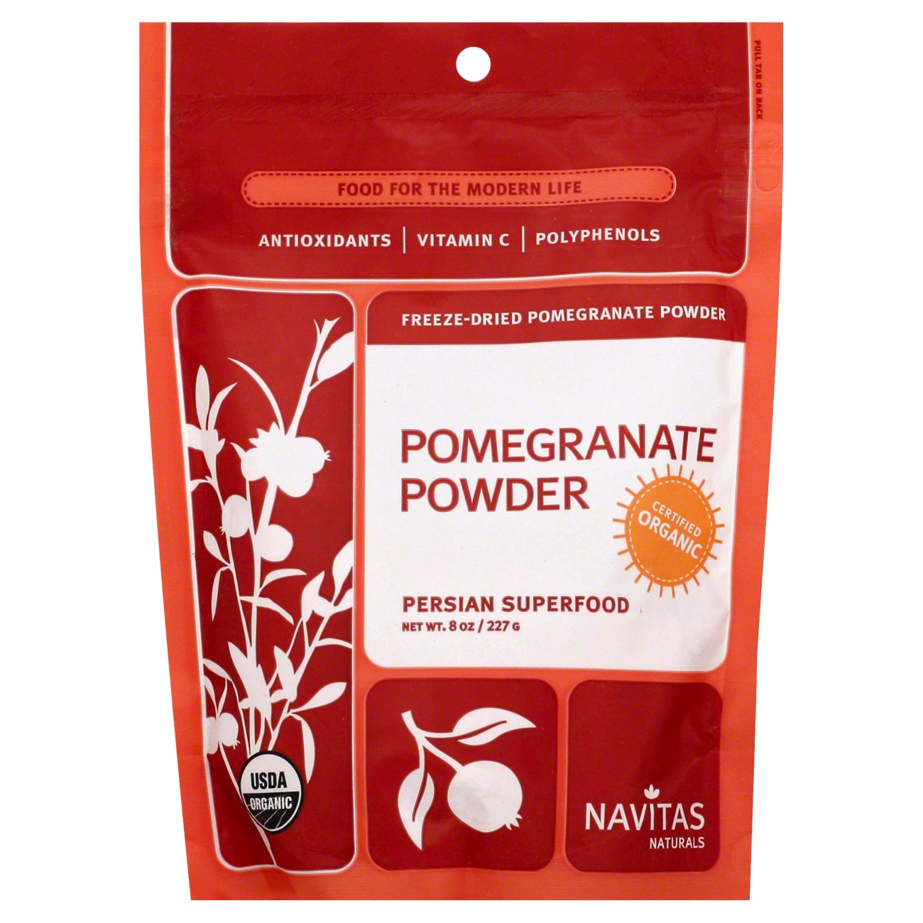 Navitas Naturals Organic Pomegranate Powder - Shop Antioxidants at H-E-B