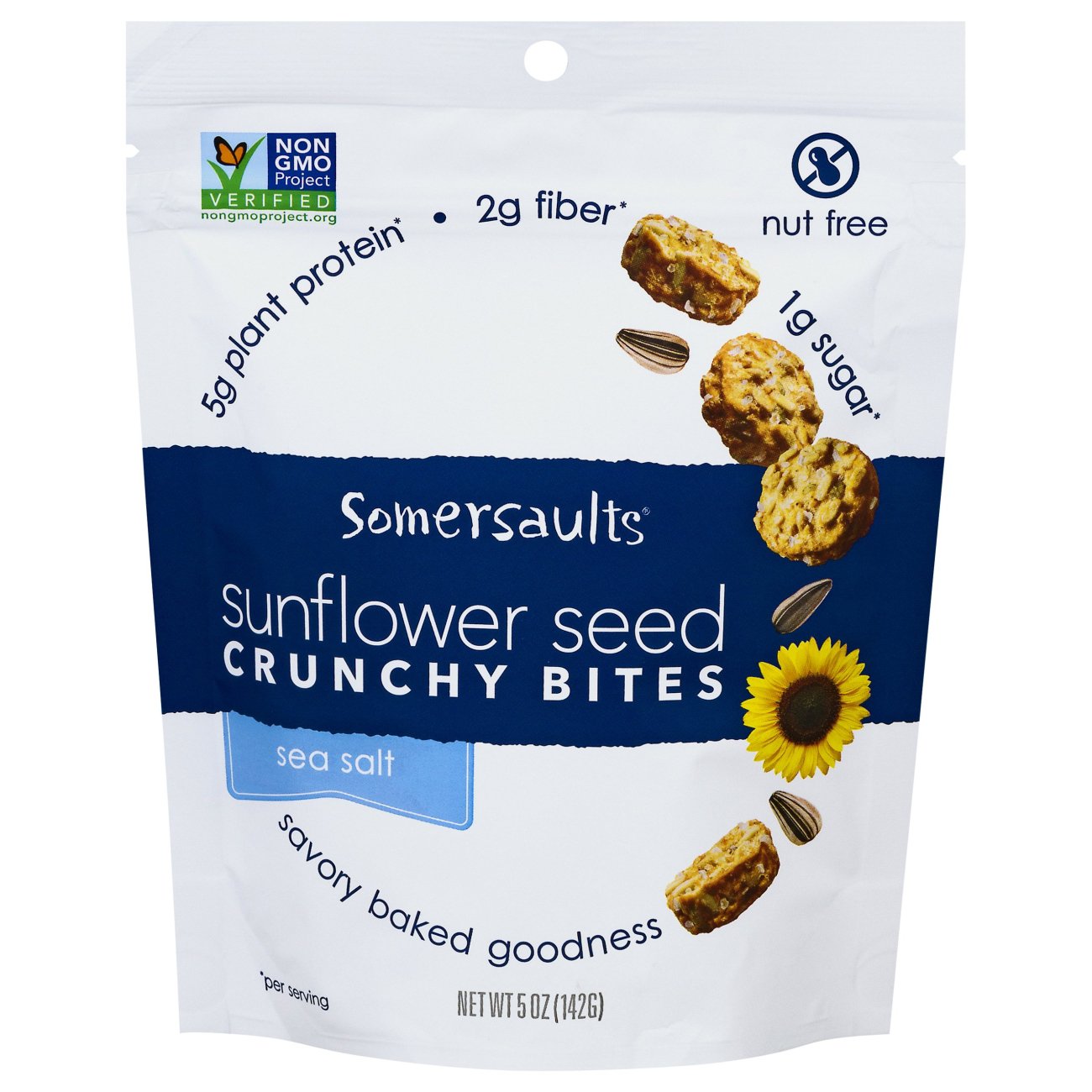 Somersault Snack Co. Sea Salt Sunflower Seed Crunchy Bites - Shop ...