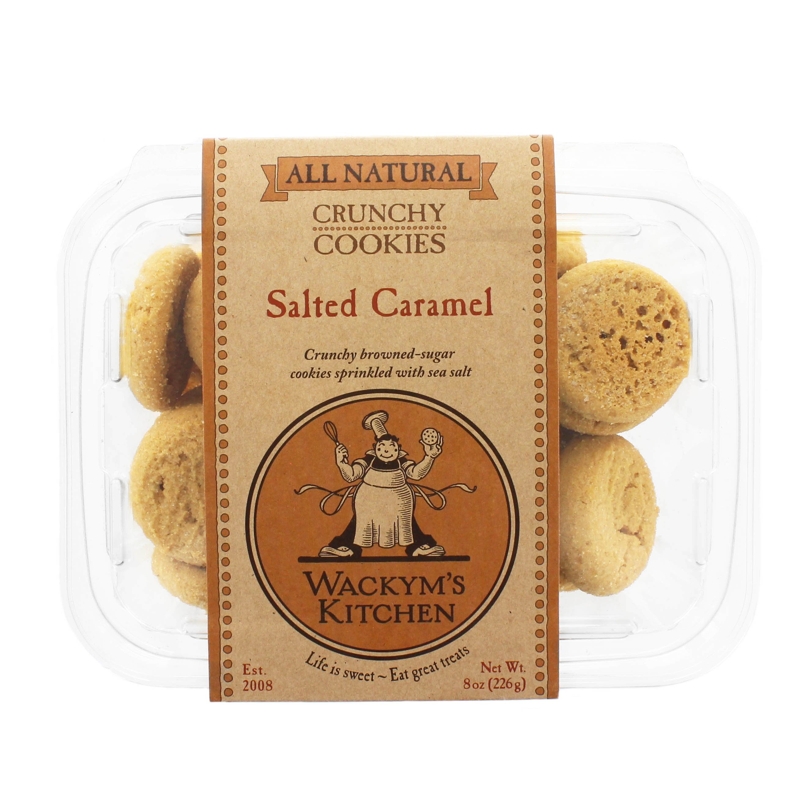 Wackym's Kitchen Salted Caramel Cookies, 8 oz | Central Market - Really ...