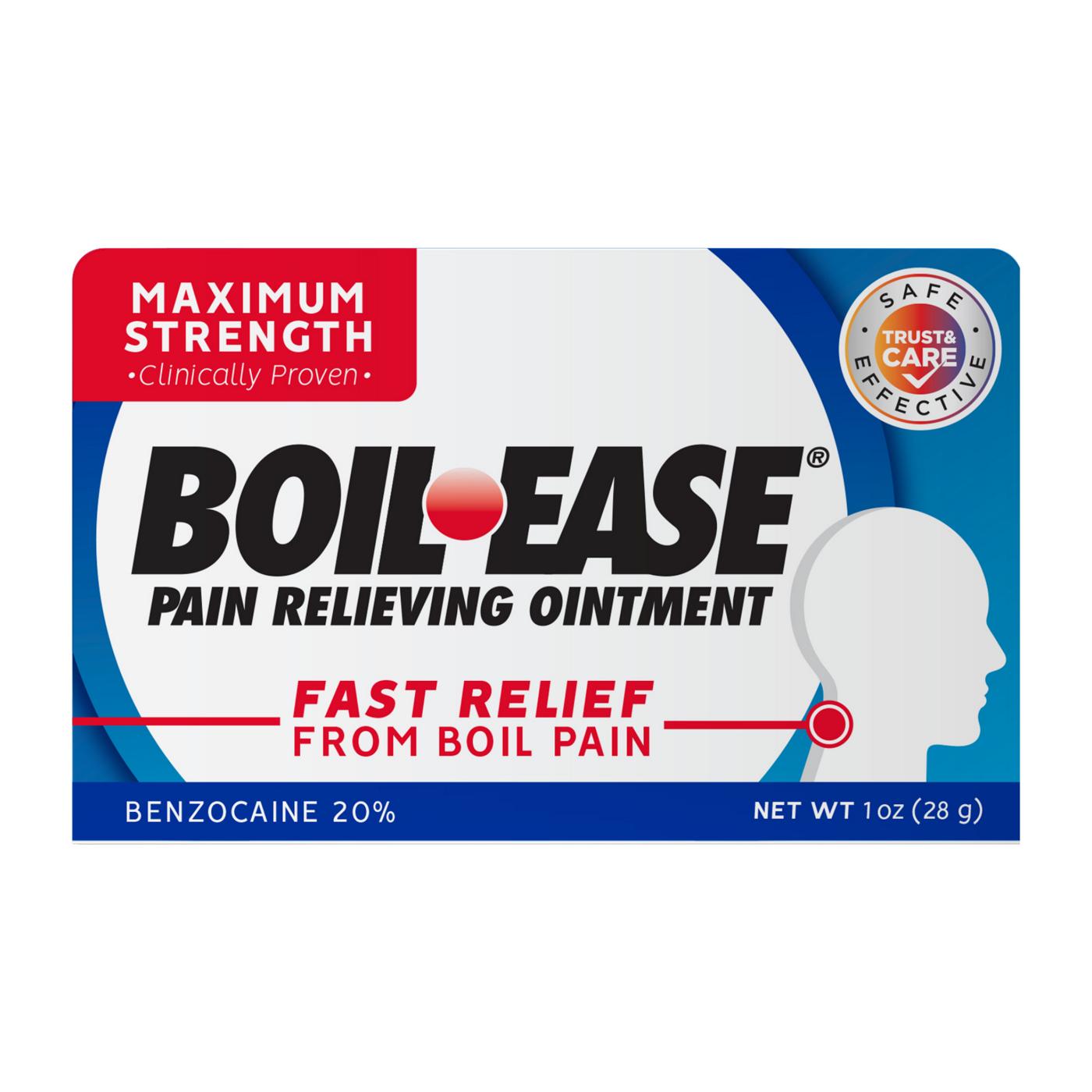 Boil-Ease Maximum Strength Pain Relieving Ointment - Shop Muscle ...