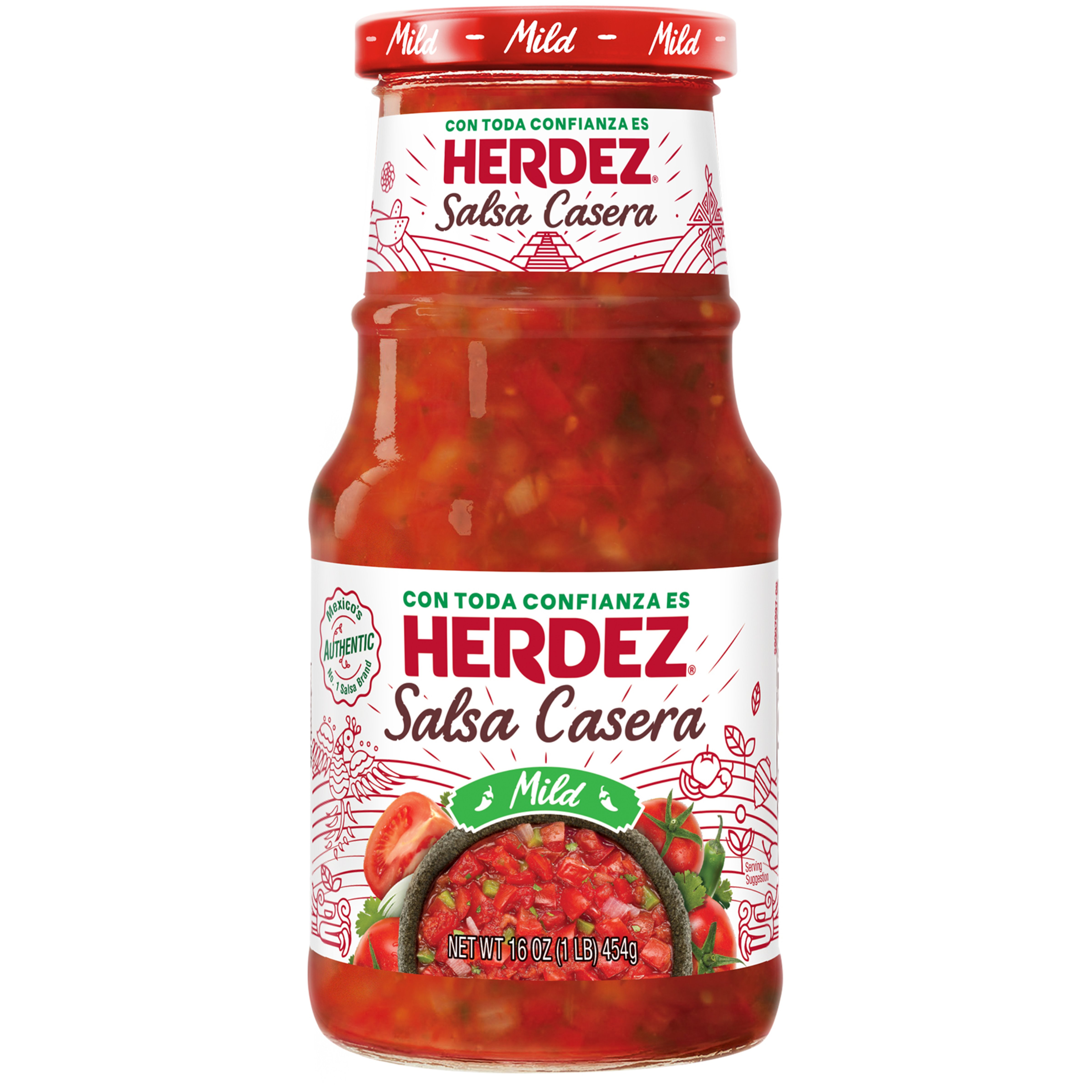 Herdez Casera Mild Salsa - Shop Salsa & dip at H-E-B