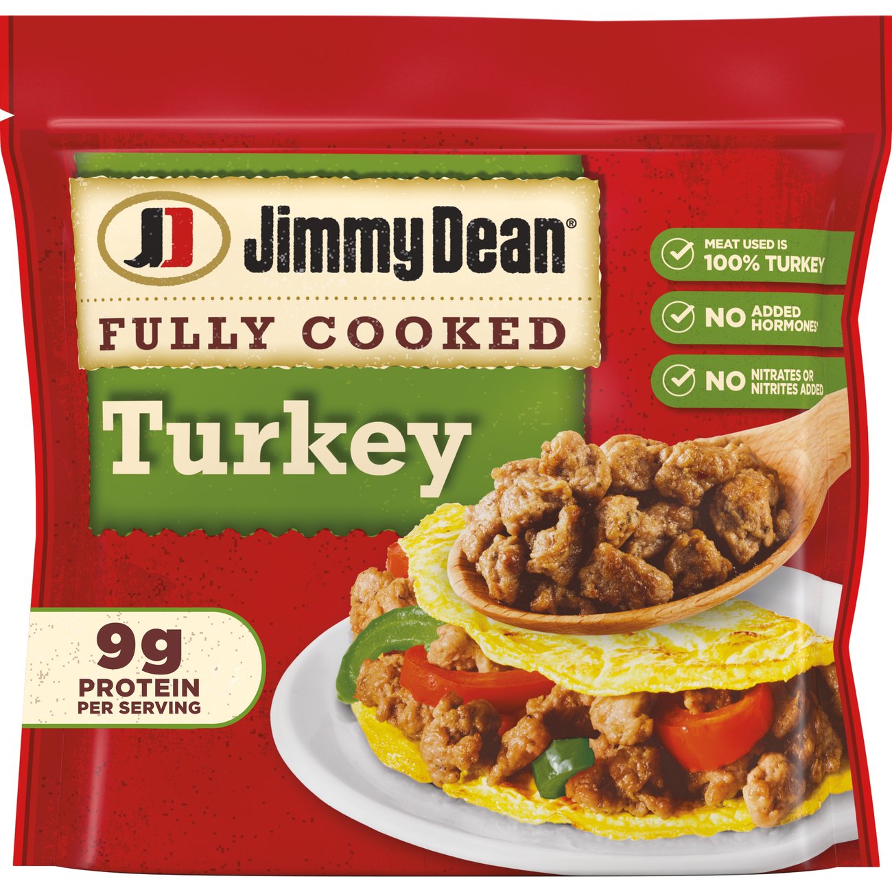 Jimmy Dean Fully Cooked Turkey Breakfast Sausage Crumbles - Shop ...