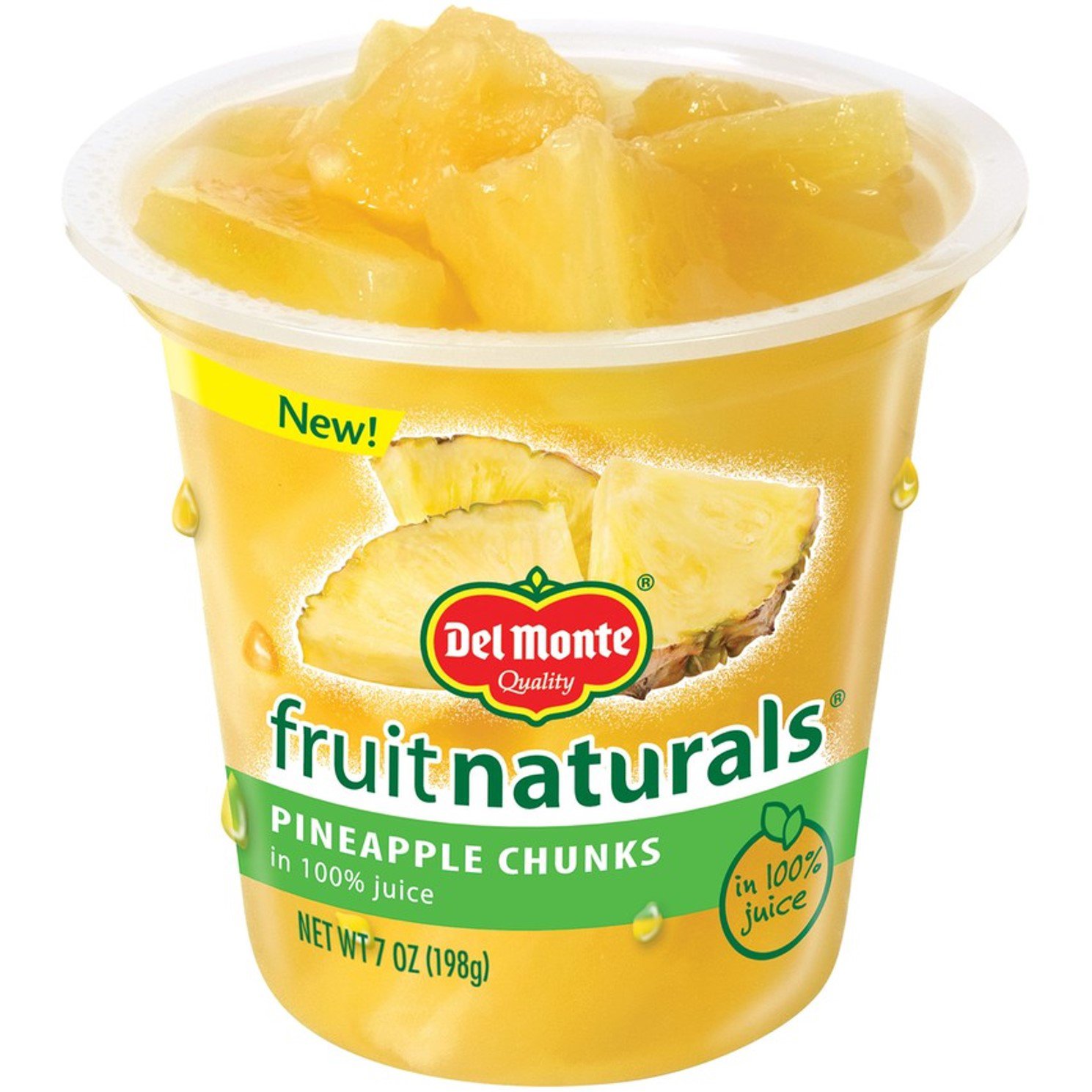 Del Monte Fruit Naturals Pineapple Chunks - Shop Fruit at H-E-B