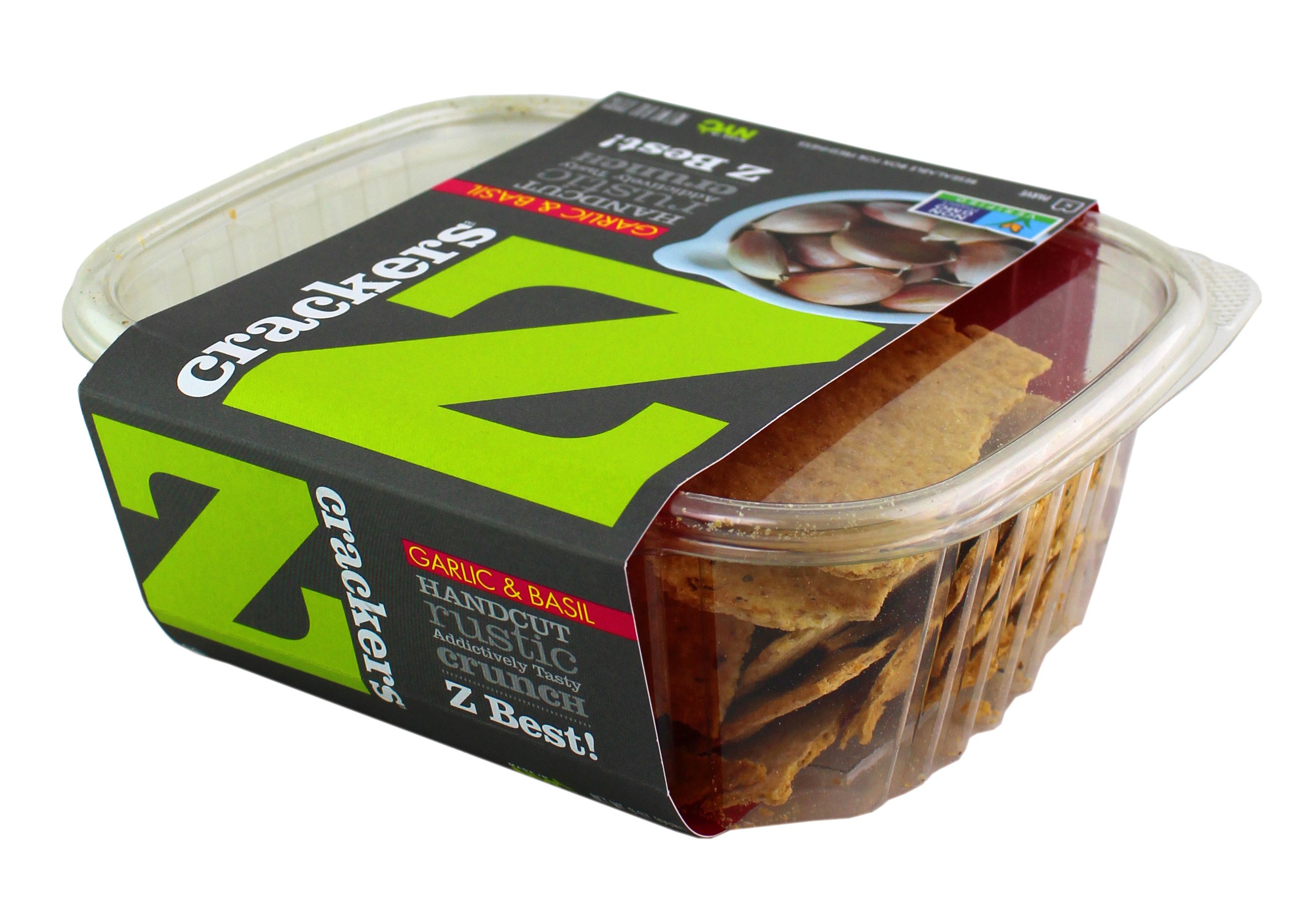 Cracker Z Garlic and Basil Crackers - Shop Snacks & Candy at H-E-B