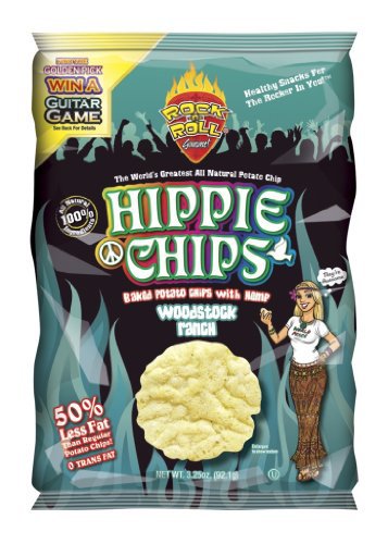Hippie Chips Woodstock Ranch Baked Potato Chips with Hemp - Shop Chips ...