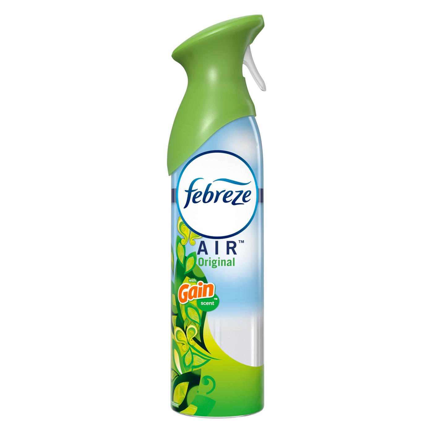 Febreze Air Freshener Spray - Odor-Fighting Room Spray - Gain Original ...