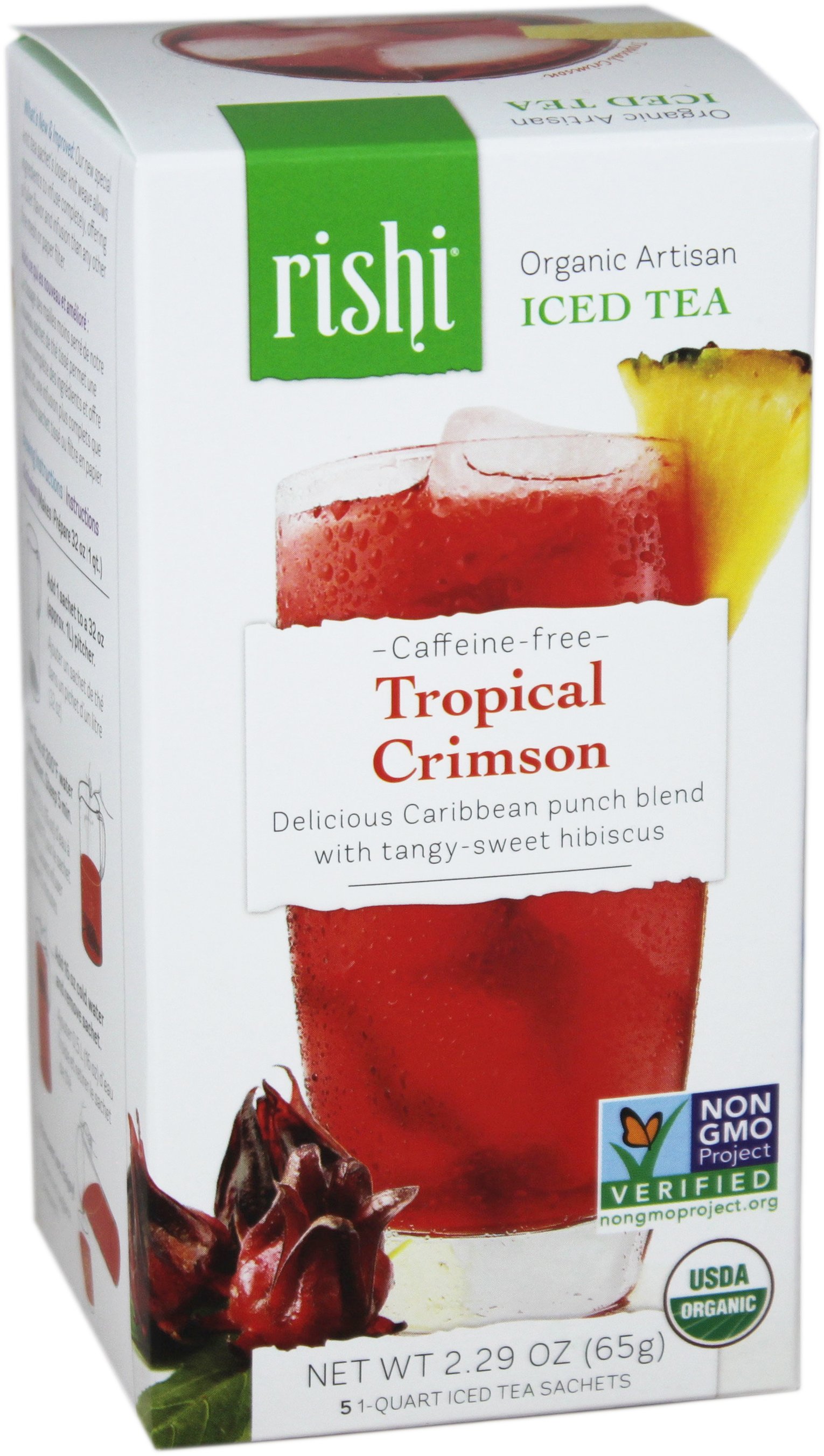 Rishi Organic Artisan Tropical Crimson Iced Tea - Shop Tea at H-E-B