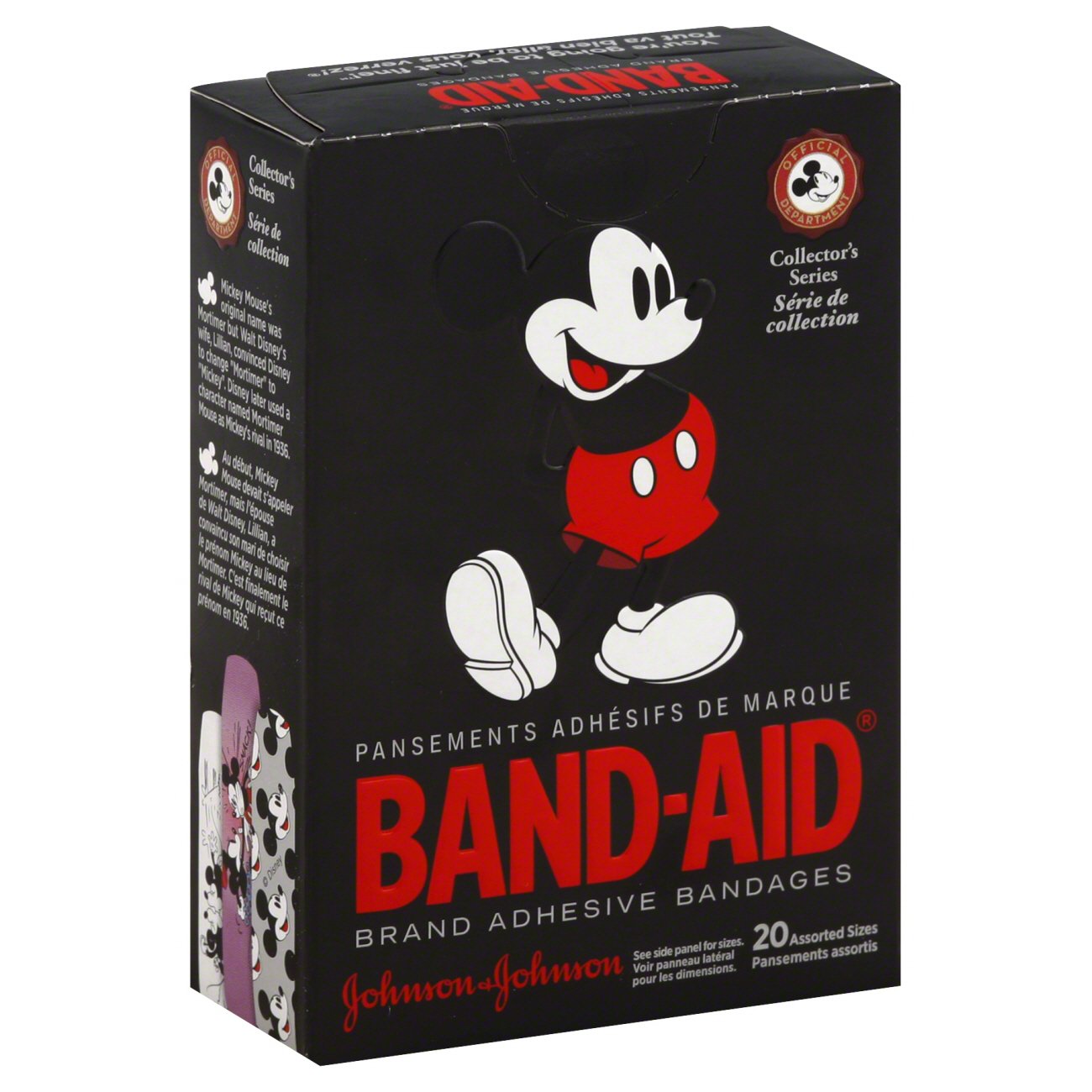 Band-Aid Collector's Series Assorted Mickey Mouse Adhesive Bandages ...