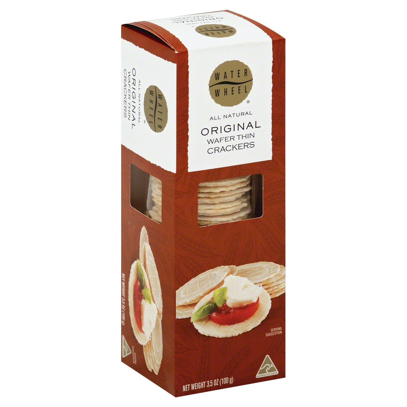 Waterwheel Original Fine Wafer Crackers - Shop Crackers & breadsticks ...