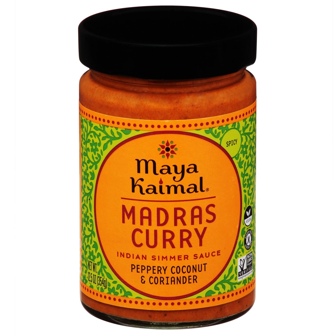 Maya Kaimal Spicy Madras Curry Indian Simmer Sauce - Shop Cooking ...