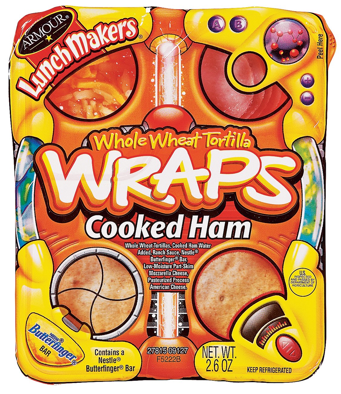 Armour LunchMakers Cooked Ham Wraps - Shop Snack trays at H-E-B