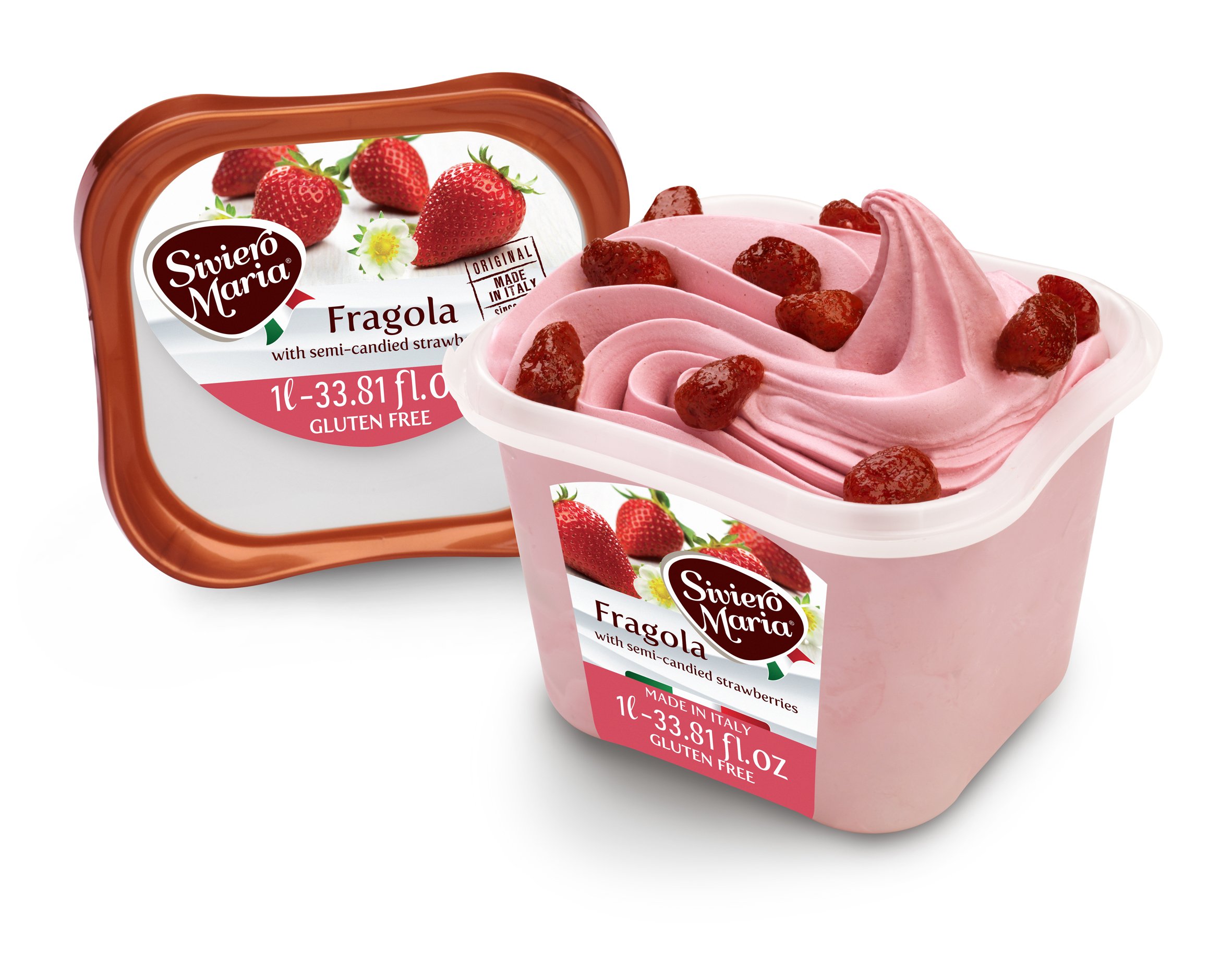 Siviero Maria Fragola Strawberry Gelato - Shop Ice cream at H-E-B